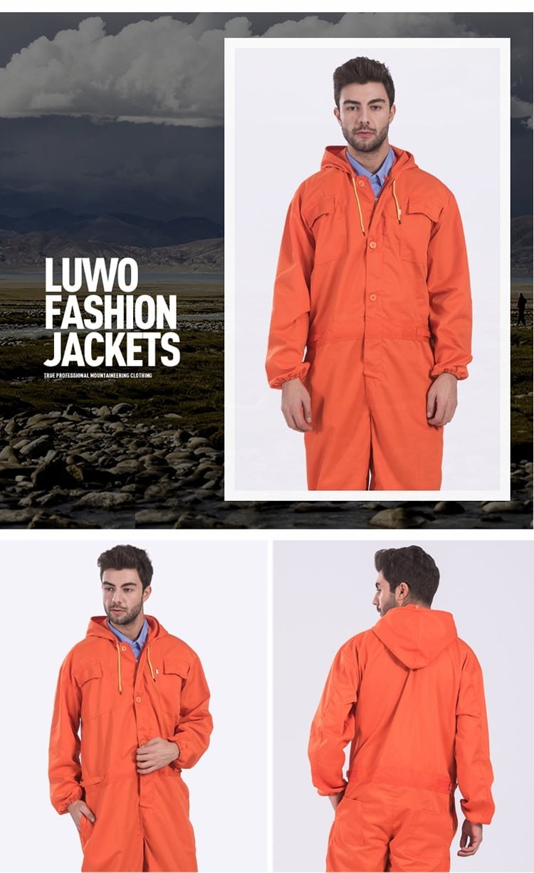 Mechanic Men Long Sleeve Work Coverall Working Uniforms With Reflective ...